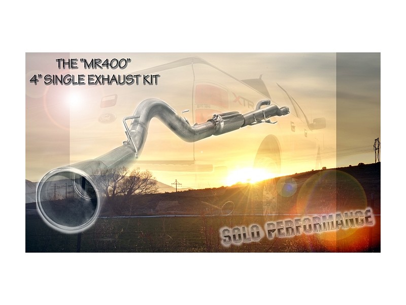 2011-2014 MR400 Single 4″ CAT Back Exhaust Systems Ford F150 V6 ...