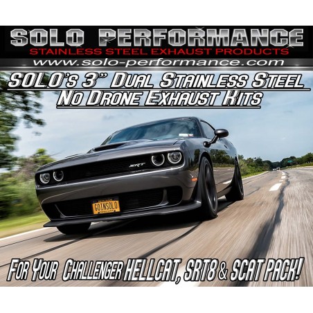 2015-Present Challenger Hellcat 3" Street Race (Fits Hellcat, Scat Pack ...