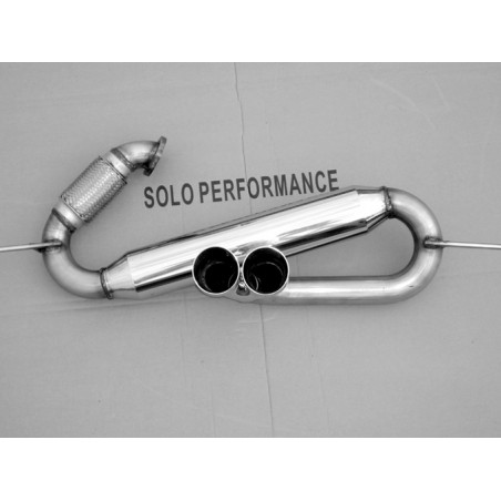 2007-2015 Rear Center Dual CAT Back Exhaust System Smart Car 451 ...