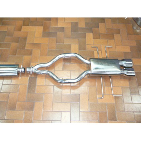 2006-2009 SQR-2 Rear Center Dual CAT Back Exhaust Kit Pontiac Solstice ...