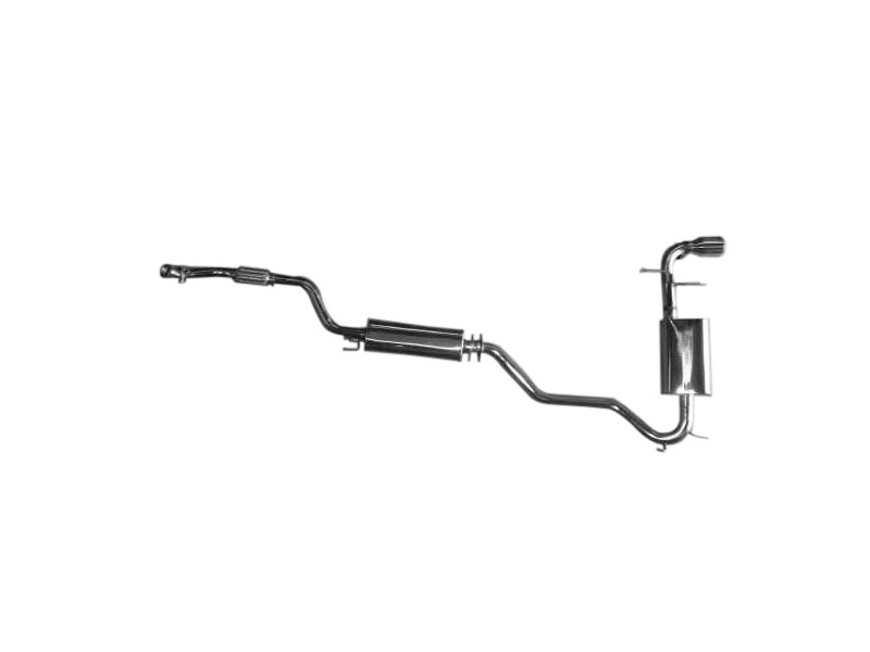 2006-2009 N/A Single CAT Back Exhaust Kit Pontiac Solstice 2.4L (994105-SL)
